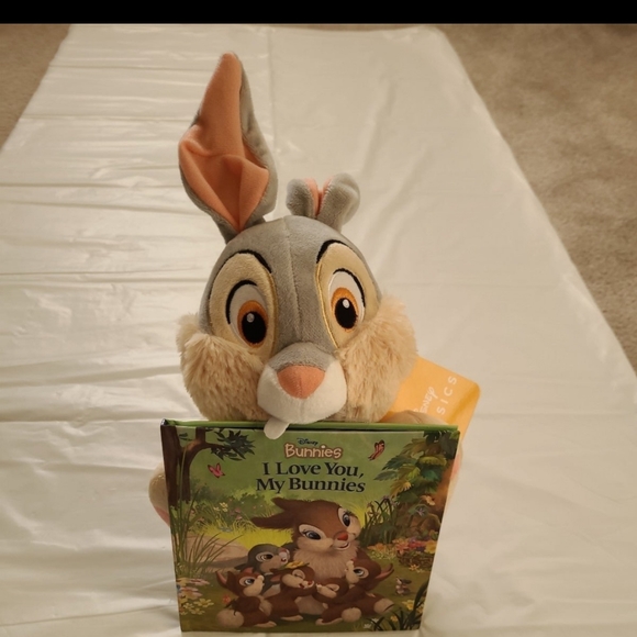 Disney | Toys | Thumper Easter Plush With Hardcover Storybook | Poshmark